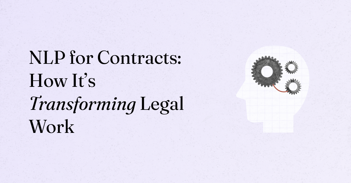 7 Best practices to use NLP for contracts